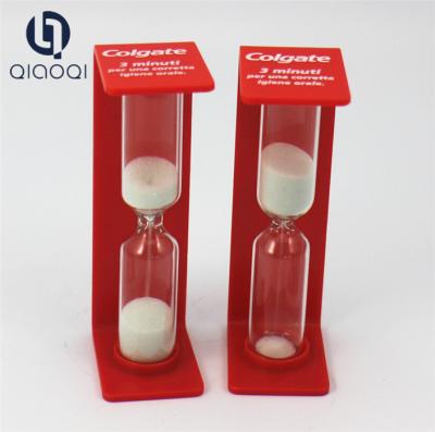 China Customized mini plastic sand timer hourglass large quantity wholesale for sale