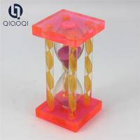 China Crystal Glass For kids mini plastic sand timer hourglass Wholesale for sale