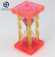 China Crystal Glass For kids mini plastic sand timer hourglass Wholesale for sale