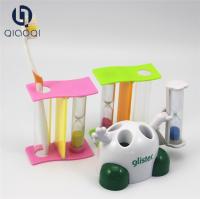 China unique plastic toothbrush frame with sandtimer hourglass wholesale for sale