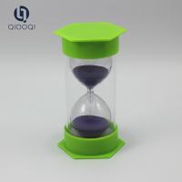 China Home Decoration Hexagon Plastic 3 minute Hourglass for Sale for sale