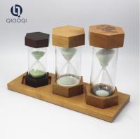 China High-grade Wooden hourglass set  business gifts customized for sale