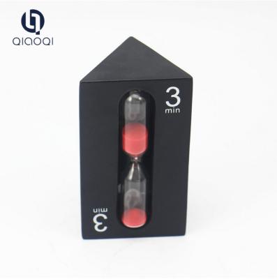 China Promotional gifts Triangle shape 3 in 1 hourglass timer for sale