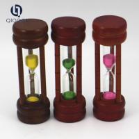 China Novelty 30 Second Mini Wood Hourglass wedding table gift for guests for sale