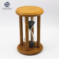 China Small 30 Mins Desktop Wood Sandglass Timer for sale