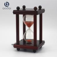 China Square wooden hourglass 15 minutes restaurants serving sand timer for sale