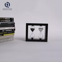 China Manufacturer 2 in 1 wood frame sand timer clock for promtion gifts for sale