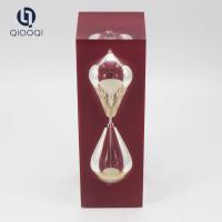 China Elegant Clear and Colored Resin Custom Hourglass Timer for sale
