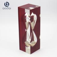 China Elegant Clear and Colored Resin Custom Hourglass Timer for sale