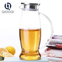 China 1500CC cool kettle Heat-resistant Glass water Tea pot With Infuser for sale