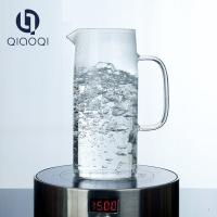 China Hot Selling Exquisite glass water pitcher cool teapot with handle for sale
