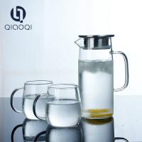 China Hot Selling Exquisite glass water pitcher cool teapot with handle for sale