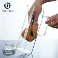 China Hot Selling Exquisite glass water pitcher cool teapot with handle for sale