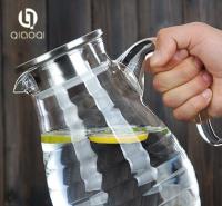 China Household cold water bottle glass heat-resistant cool water juice pot 1.8L for sale
