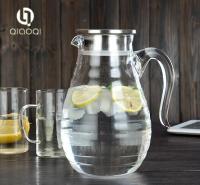 China Household cold water bottle glass heat-resistant cool water juice pot 1.8L for sale