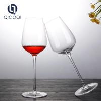 China customized high quality lead-free crystal red wine glass 500ml for sale
