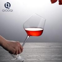 China High quality unique Wholesale Wedding Lead-free Elegant Red Wine Glass Goblet Crystal Glass Cup For Wine for sale