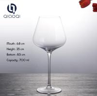 China High quality unique Wholesale Wedding Lead-free Elegant Red Wine Glass Goblet Crystal Glass Cup For Wine for sale