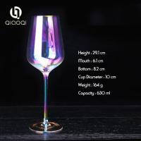 China Barbera, Barolo/Burgundy Wine Glasses crystal wine glass with stem Lead-free crystal round ball goblet for sale