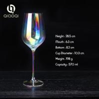 China Barbera, Barolo/Burgundy Wine Glasses crystal wine glass with stem Lead-free crystal round ball goblet for sale
