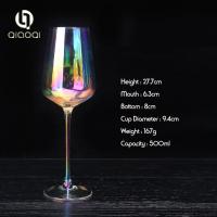 China Barbera, Barolo/Burgundy Wine Glasses crystal wine glass with stem Lead-free crystal round ball goblet for sale