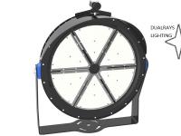 China 150LPW LED Sports Flood Light SMD5050 Meanwell ELG For Stadiums for sale