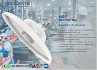 China Dualrays NSF Food Industry UFO High Bay  IP69 IK10 Cercificated Safe For Food Factory for sale