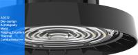 China Outdoor Waterproof IP65 SMD3030 Industrial 100W 150W 200W UFO High Bay Light  With 5 Years Free Warranty for sale