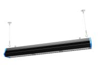 China DUALRAYS HB6 2ft 100W IP65 140LPW Aluminium LED Linear Highbay for Warehouse Aisle with 30° |60° | 90° | 120° | 30*70° | 80*155 | 60*90° Beam Angle Optional for sale