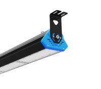 China DUALRAYS HB6 4ft 200W IP65 140LPW Aluminium LED Linear Highbay for Warehouse Aisle with Microwave Sensor and Emergency Optional and 7 Years Guarantee for sale