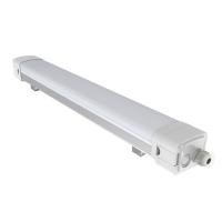 China Dualrays Light LED Triproof light high luminous efficacy with milky cover for sale