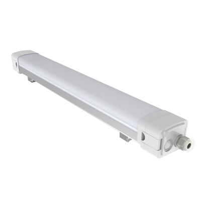 China Dualrays Light LED Triproof light high luminous efficacy with milky cover for sale