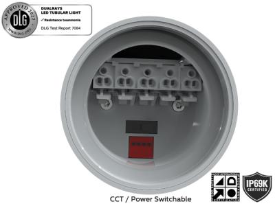 China 1.2m 40W IP69K IK10 TB7 LED Tubular Light Anto-UV Ammonia For Farm with 3 or 5 wiring-through linkable for sale