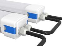 China D5 LED Moisture-proof Light with DIP Switchable Power and 3CCT 3/5*1.5/2.5mm2 Wiring-through Optional for sale