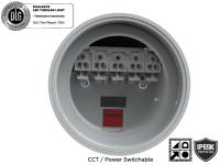 China 0.6m 20W IP69K IK10 TB7 LED Tubular Light with 3 or 5 wiring-through linkable DIP switchable power/3CCT/3-phase changing for sale