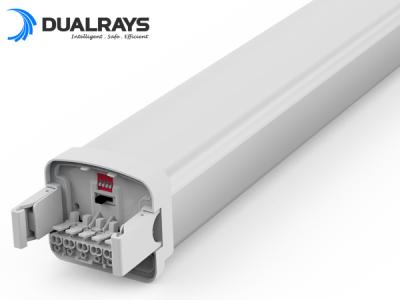 China 5ft/80W D5 LED Moisture-proof Light with DIP Switchable Power/3CCT 160LPW Efficiency IP65 IK10 Protection for sale
