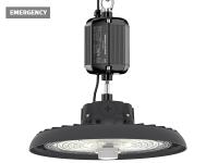 China HB3 DIP Switchable Power and 3CCT UFO LED High Bay Light 150W 192LPW with 20W/30W@3HRS Emergency for sale