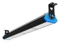 China DUALRAYS HB6 IP65 140LPW Aluminium LED Linear Highbay for Warehouse Aisle with Microwave Sensor and Emergency Optional for sale