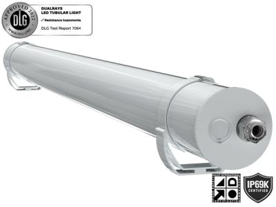 China 1.5m 60W IP69K IK10 MTB7 Marine LED Tubular Light for Docks and Passageways with 3 or 5 wiring-through linkable and DIP Switchable Power/3CCT/3-Phase Changing for sale
