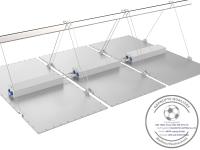 China DUALRAYS ISP5 600x1200mm LED Sport Panel with URG<22 150LPW Efficiency for Tennis Court with Zigbee Wireless Control and IP40 / IP65 Optional for sale