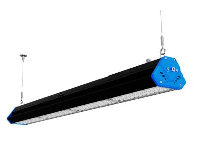 China DUALRAYS 1ft 50W HB6 IP66 140LPW Aluminium LED Linear Highbay for Warehouse Aisle with Microwave Sensor and Emergency Optional for sale
