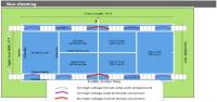 China ISP5 600x1200mm LED Sport Panel with URG<22 150LPW Efficiency for Tennis Court players the best possible experience without the risk of eye strain for sale