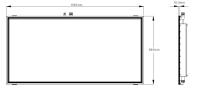 China ISP5 600x1200mm LED Sport Panel with URG<22 150LPW Efficiency for Tennis Court easily meet all lighting classes according to DIN EN 12193 without any glare or dark areas for sale
