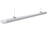 China Dualrays D5 Series 80W 160LPW LED Tri Proof Light 1500mm 5000k High Lumen Flat Warehouse Lighting for sale