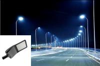 China Photocell controller Intelligent Led Street Lights 140LPW 150W Meanwell Driver IP66 IK10 for sale
