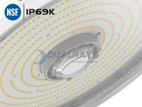 China Food Industry NSF IP69K IK10 UFO High Bay Light Bell Easy Clean Dust Proof for sale