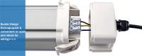 China DUALRAYS D5 LED Vapour Proof Light Fittings with Buckle Design End-cap Quick Convenient to Open and Relock for Wiring for sale