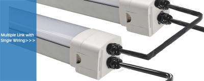 China Single or Double Wiring Linkable IP65 Waterproof Underground Parking Lot Light 5ft 60W LED Tri Proof Light Fixture for sale