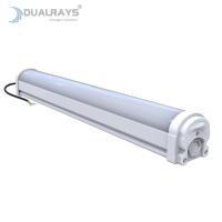 China Full Plastic Housing LED Tri Proof Lamp 4ft 160LPW IP65 For Parking Warehouse Long Life for sale