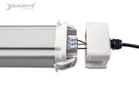 China Easy Double Wiring LED Tri Proof Light 160LPW Efficiency T5 58 Tubes Replacement for sale